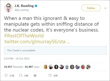 jk rowling tweets