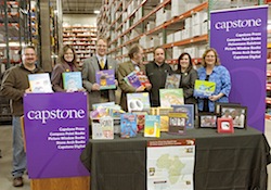 Capstone Makes Books for Africa Donation