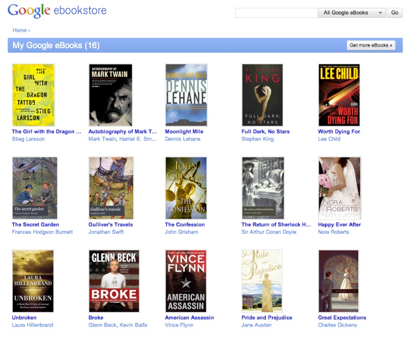 Google Launches Google eBooks, Formerly Google Editions