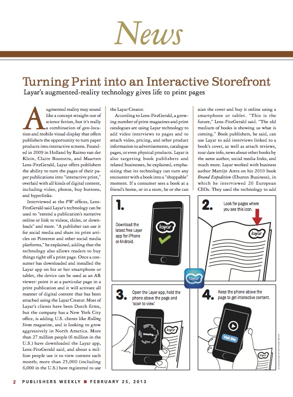 Turning Print into an Interactive Storefront