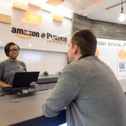 Amazon Unveils First Staffed Location On a College Campus