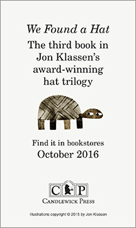 Jon Klassen Scores a Hat Trick