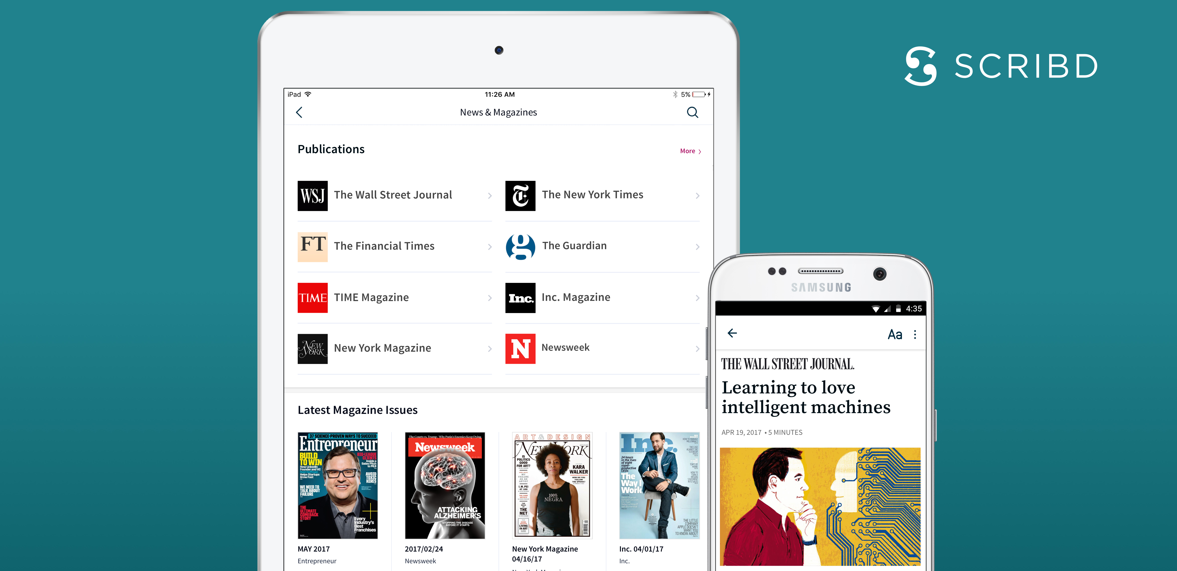 Scribd Reports 500K Subscribers, Adds Newspaper Content