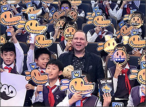Dav Pilkey's Dog Man 'Do Good' Asia Tour in Photos