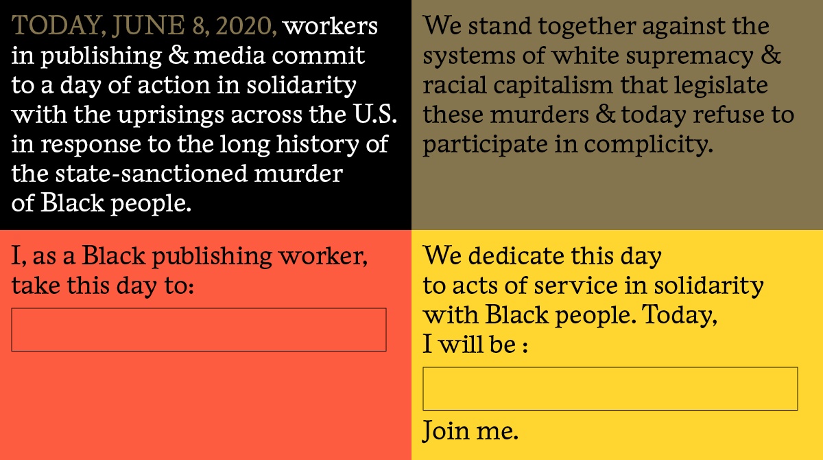 Workers Across Book Business Take Collective Action Against Racism