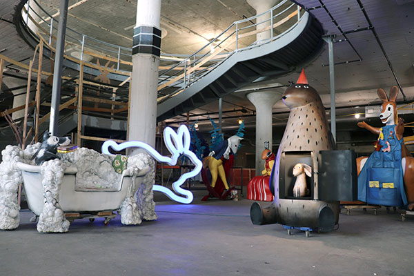 Rabbit hOle Weathers Pandemic by Building Staff, Exhibits