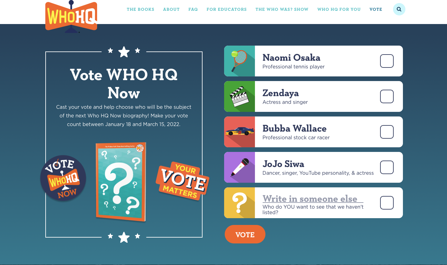 Who HQ and iCivics Pull the Lever for Election Education