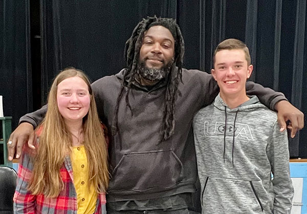 National Ambassador Jason Reynolds Returns to In-Person Visits