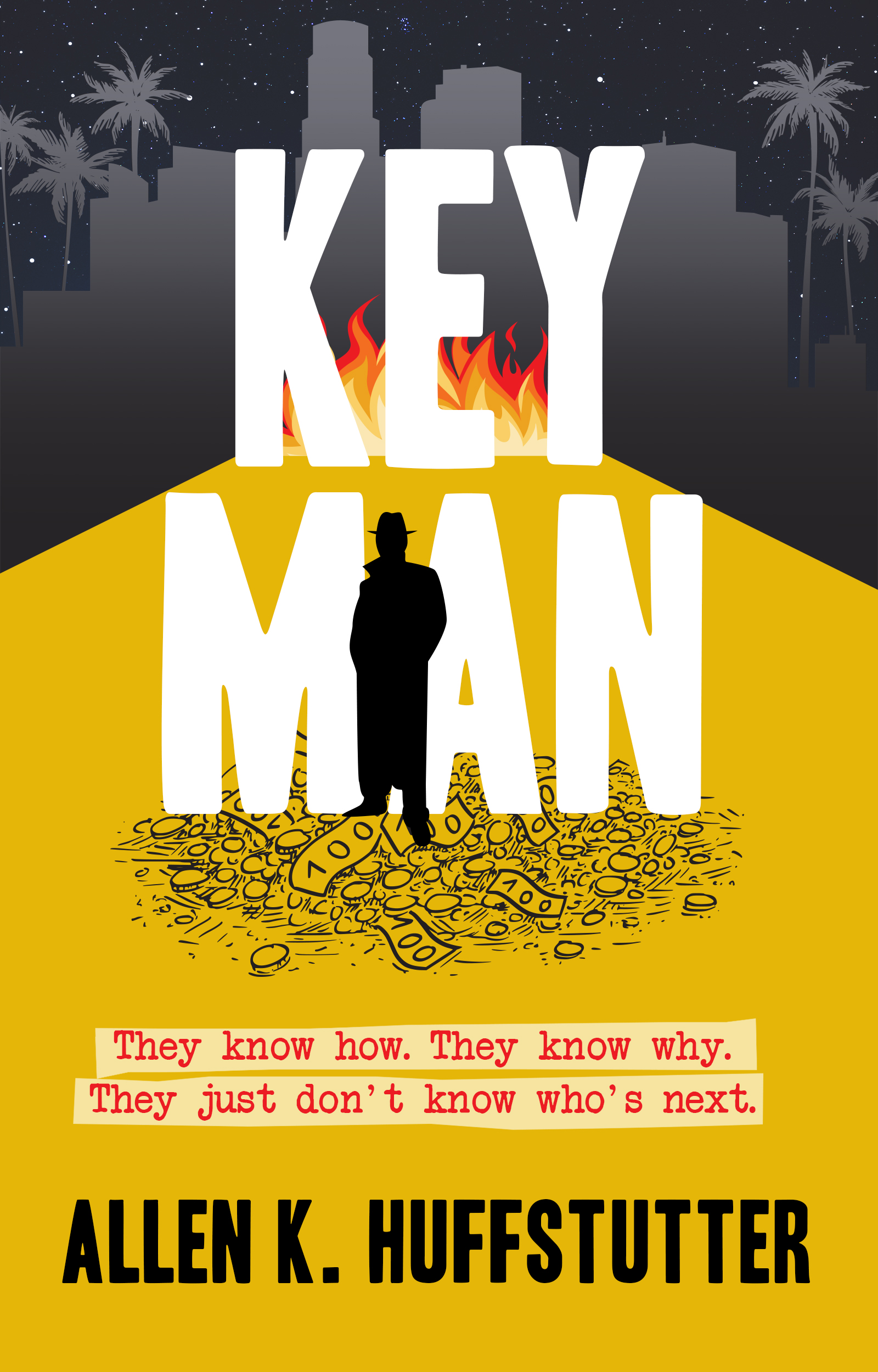 Cover Redesign: 'Key Man' by Allen K. Huffstutter