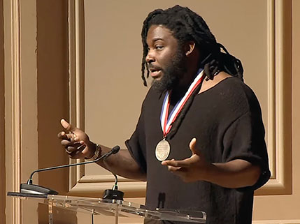 Jason Reynolds Closes Out Term as National Ambassador