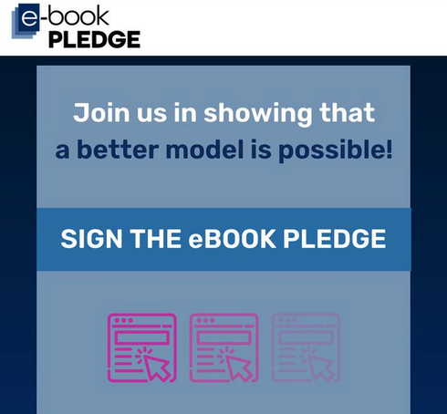 New Pledge Drive and Report Seek Change in the Library E-book Market