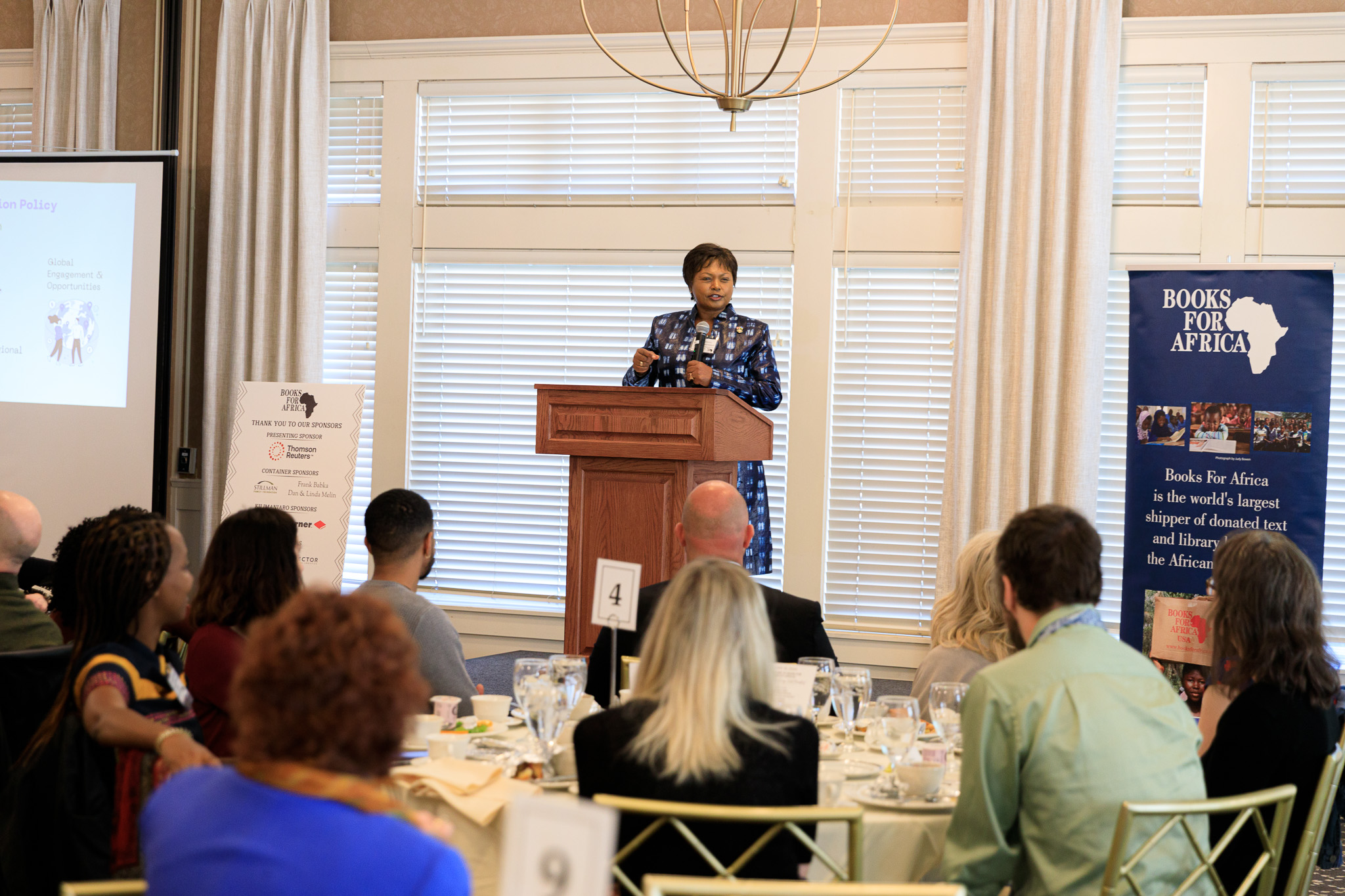 Books for Africa Hosts Rwandan Ambassador, Raises Funds