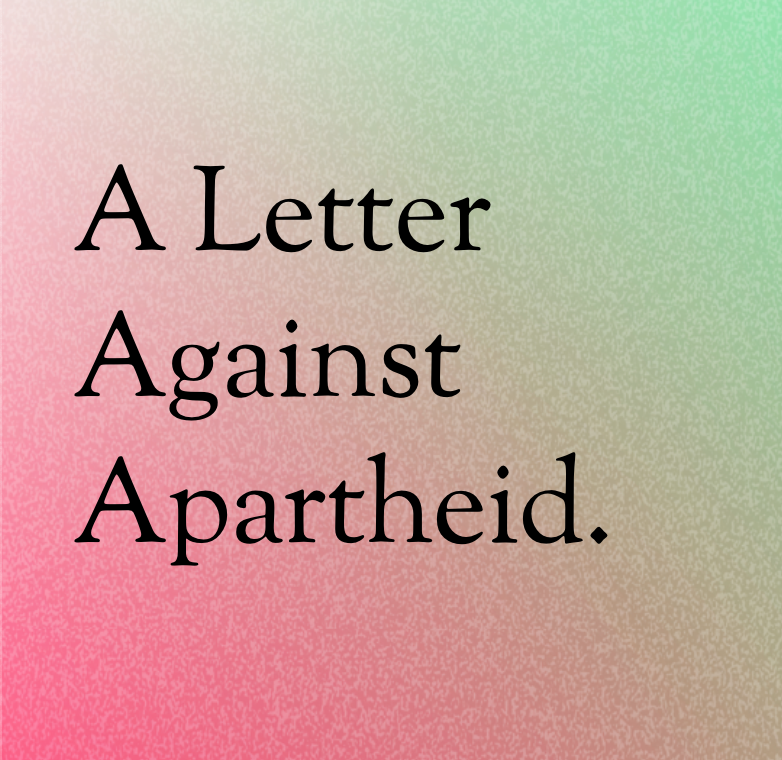 Authors Sign 'Letter Against Apartheid'
