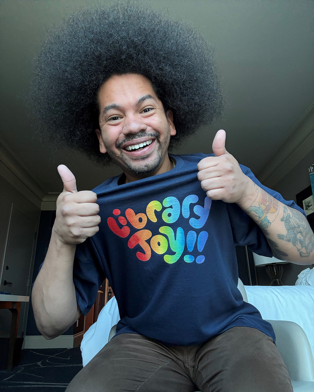 ALA Names Mychal Threets Honorary Ambassador for National Library Week 2026